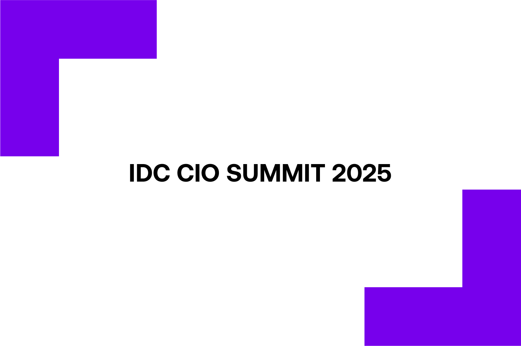 IDC CIO Summit 2025 | Shaping AI-Driven Business Strategies